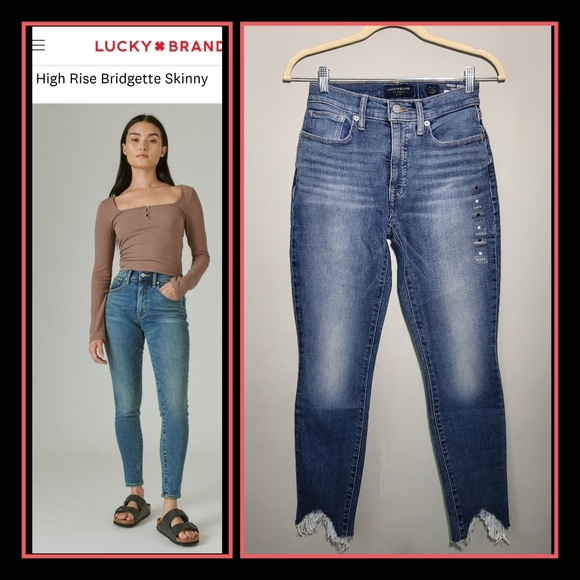 Lucky Brand | Jeans | Lucky Brand Nwt High Rise Bridgette Skinny Size ...